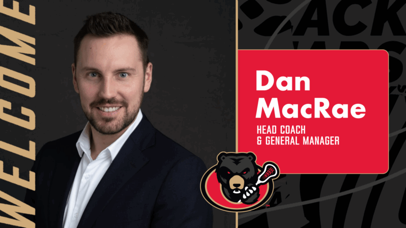 Ottawa Black Bears Name Dan MacRae As New Head Coach and General Manager | Ottawa Black Bears